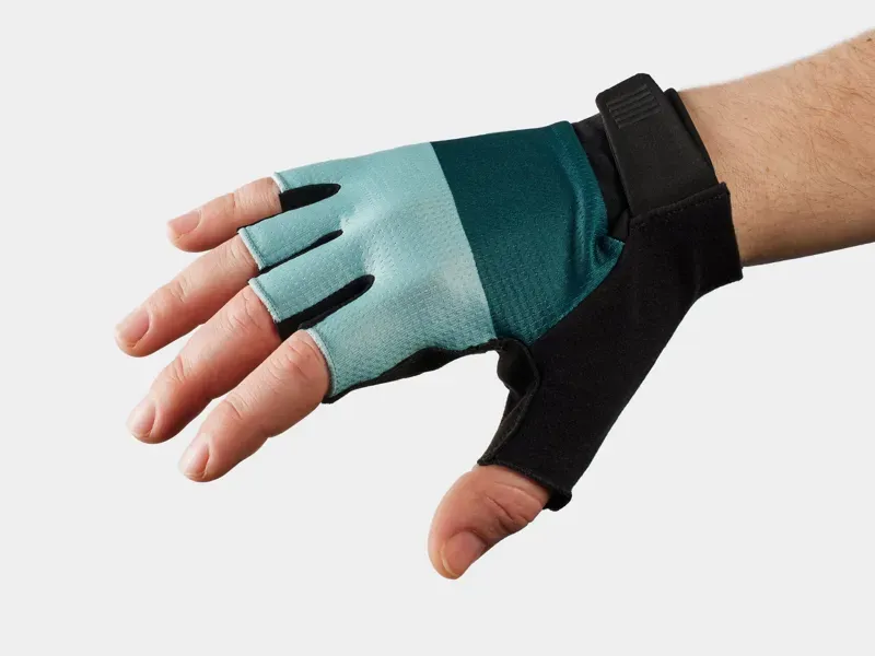 Trek Circuit Fingerless Cycling Gloves in Green